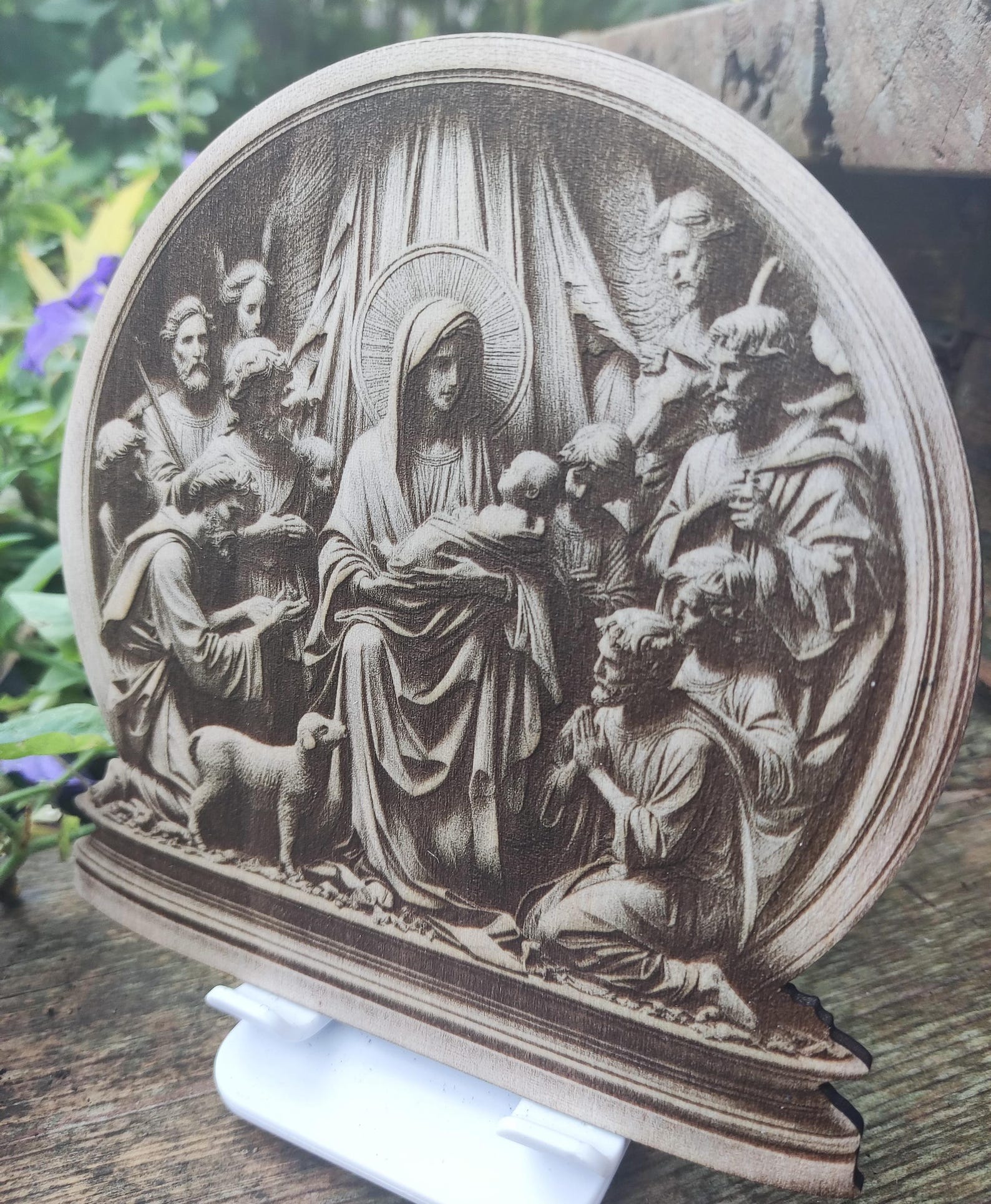 Nativity Scene Laser Engraving File: Christian Artwork (digital ...