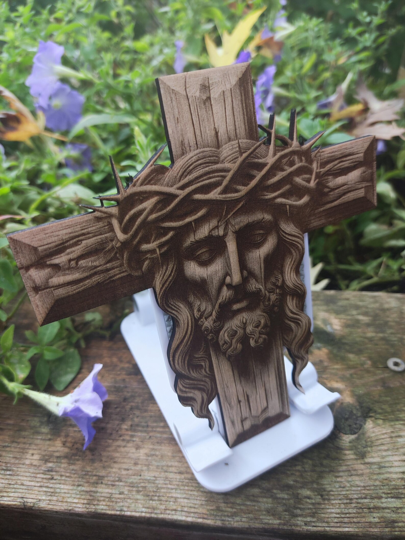 Jesus on Cross 3D Illusion Laser Engraving File (digital Download) - Etsy