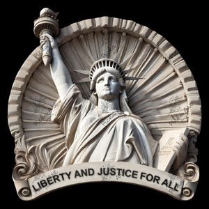 Statue of Liberty Laser Engraving File: Patriotic Design (digital ...