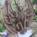Terrifying Gargoyle 3D Illusion Laser Engraving Design Gothic Guardian ...