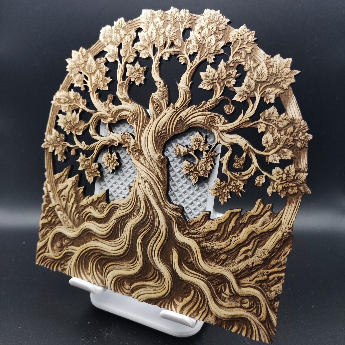 Tree of Life Laser Engraving File: Intricate Nature Pattern (digital ...
