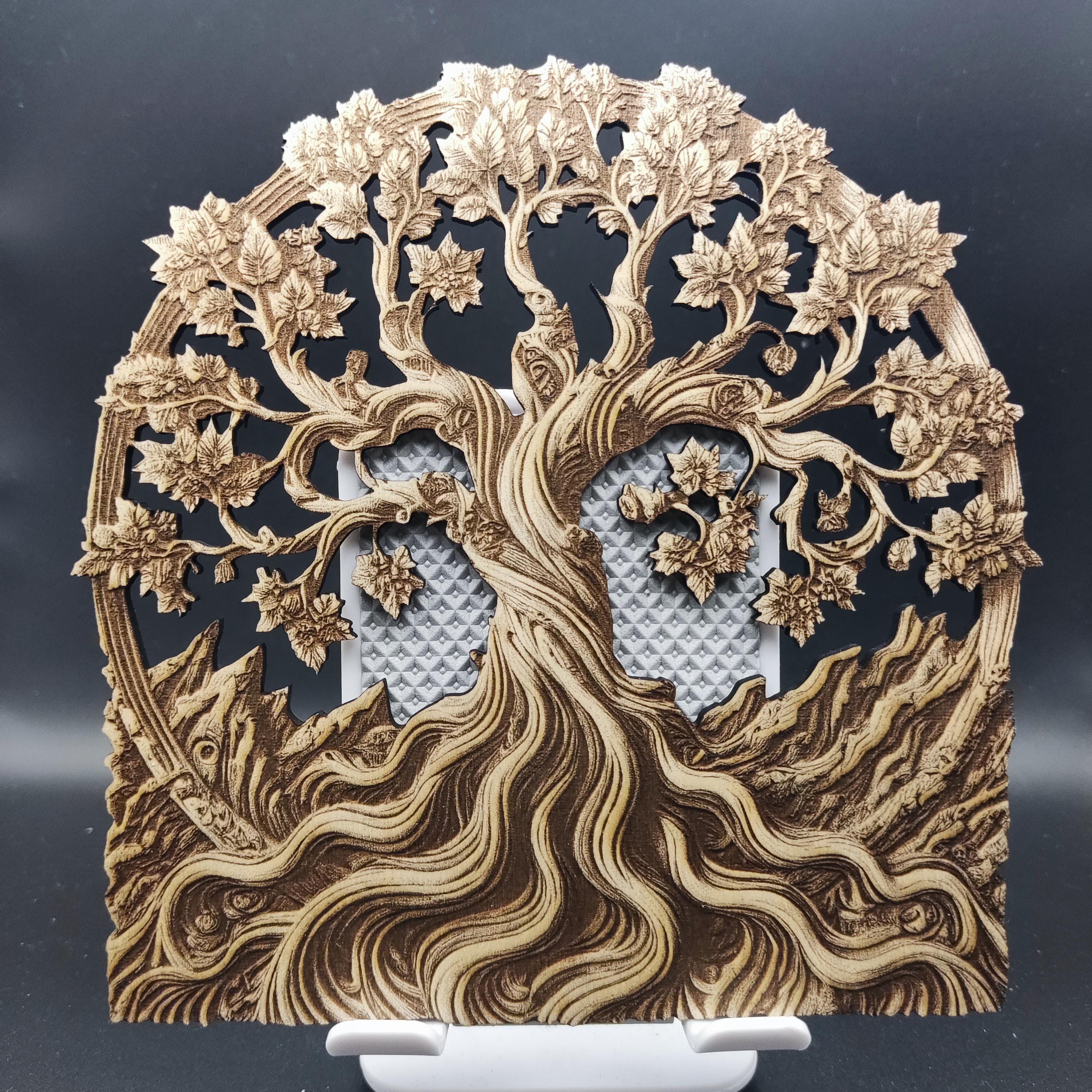 Tree of Life Laser Engraving File: Intricate Nature Pattern (digital ...