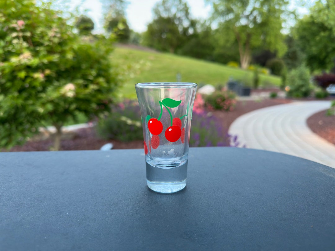 Very Cherry Shot Glass - Etsy