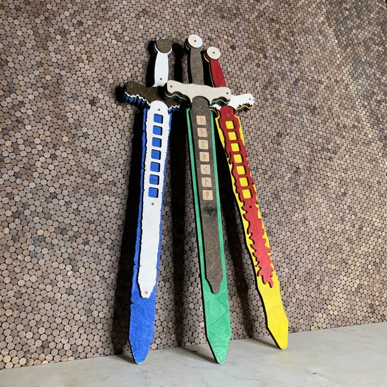 Renaissance Kids Longsword, Laser Cut, Summertime, Gift, Kit, Custom ...