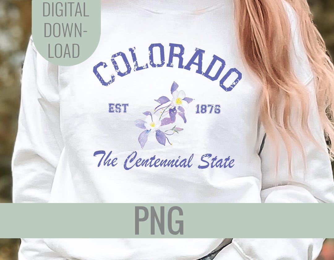Colorado PNG. State Flower PNG Design, the Centennial State, Colorado ...