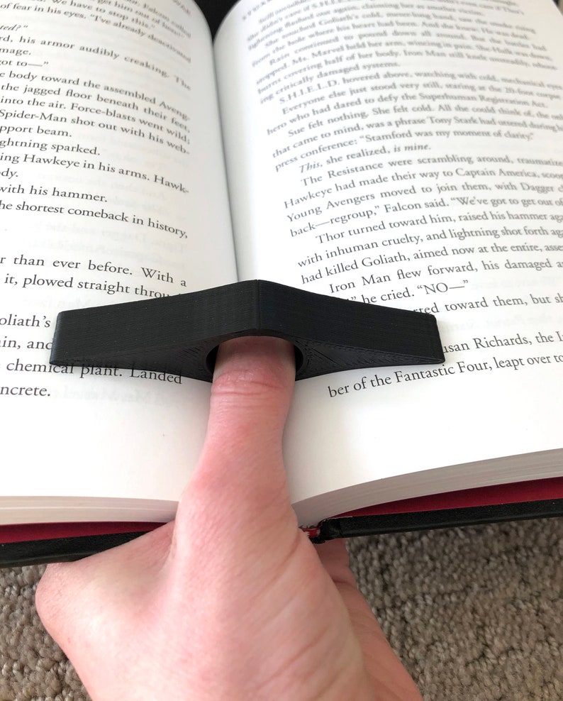Thumb Book Page Holder One Hand Book Holder Book Ring Page | Etsy