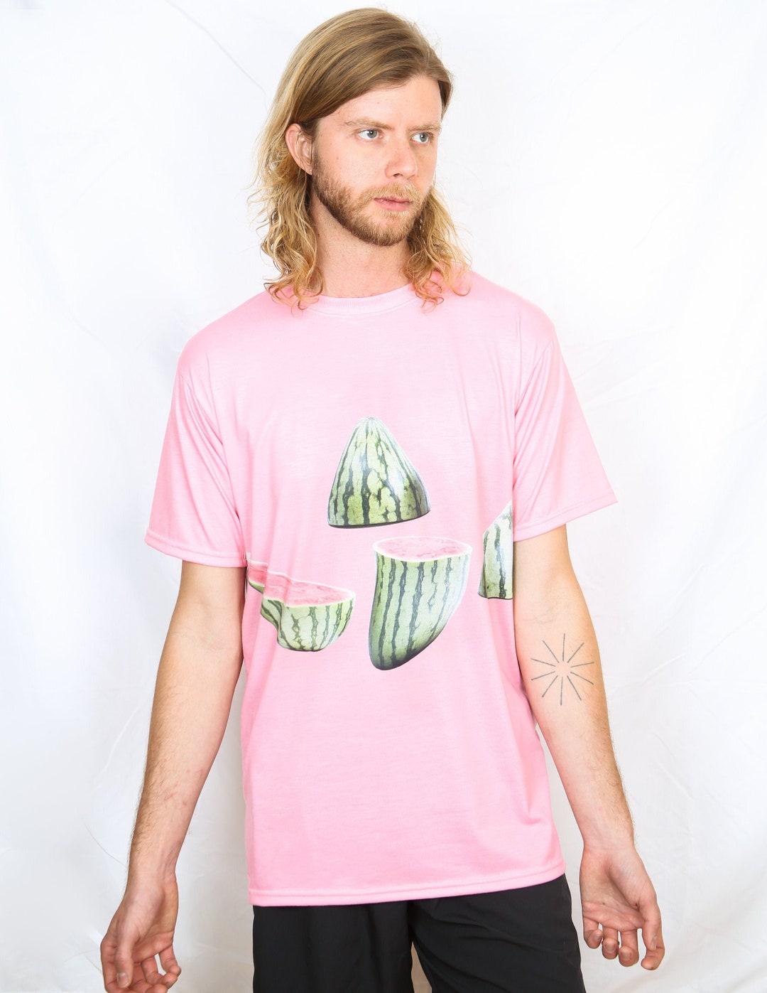 Unisex Dalí Melon Tee, T-shirt, Graphic Tee, Watermelon Shirt - Etsy