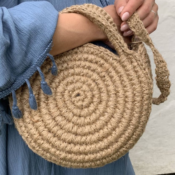 Round Bag - Etsy