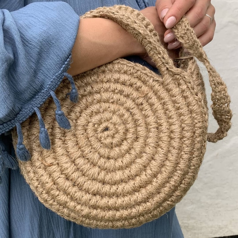 Round Bag - Etsy