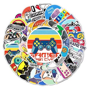 50pcs Gaming Stickers Gamer Decals Decorative Laptop Home - Etsy