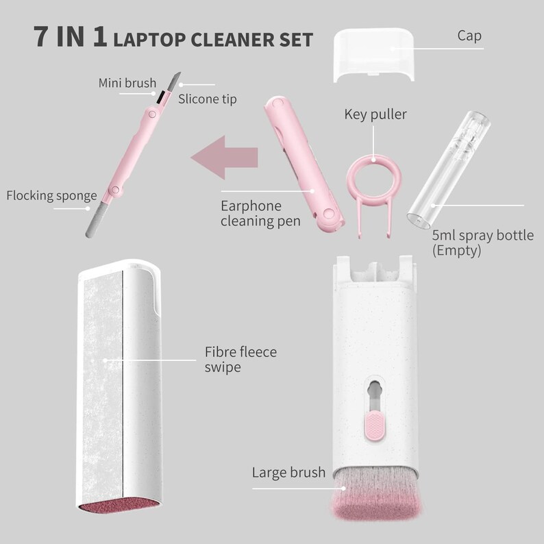 7-in-1 Multifunction Cleaning Brush Cleaner Kit Cleaning Pen - Etsy
