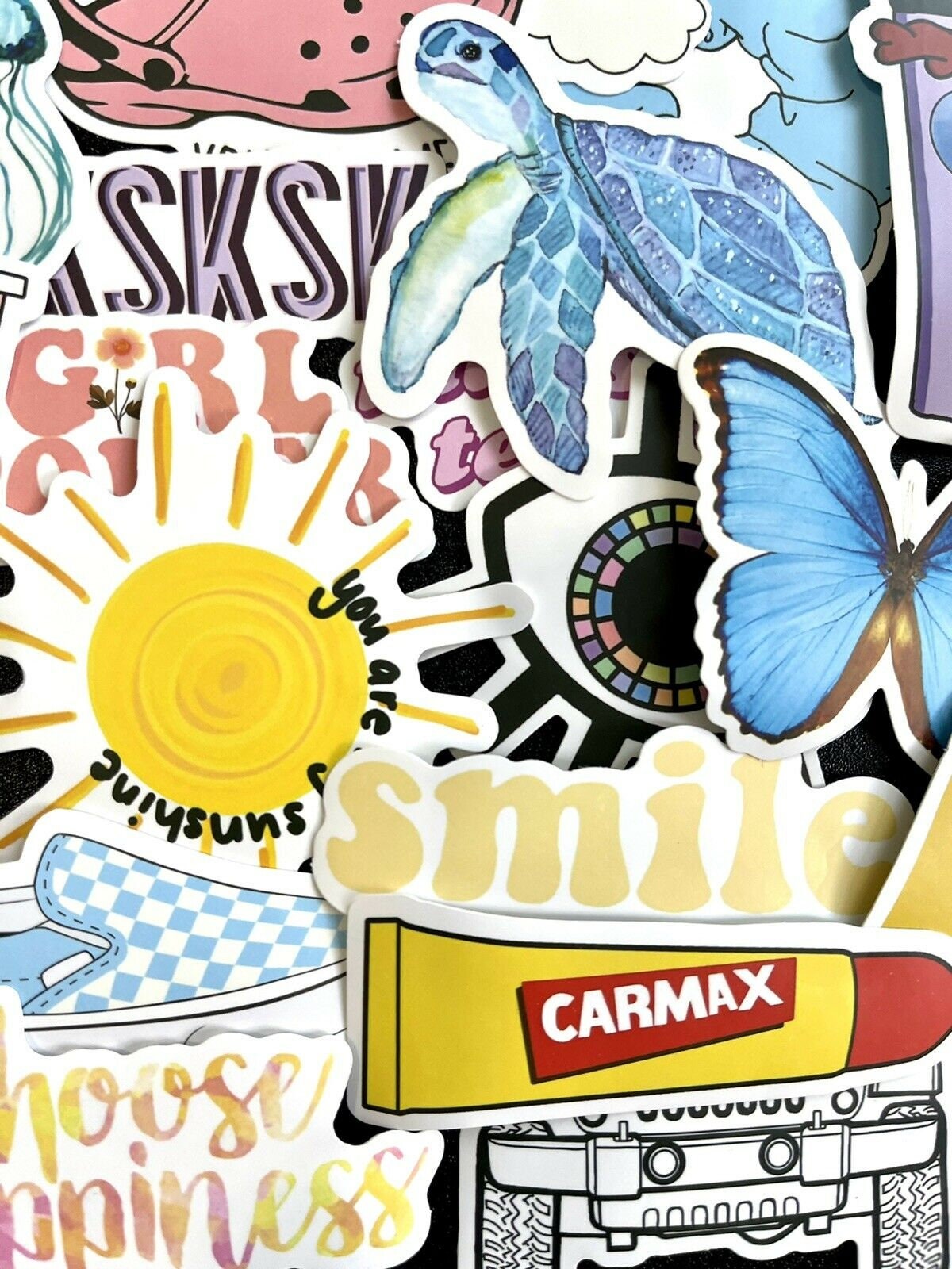 50pcs Stickers VSCO Multi-color Goodvibes Decorate for Kid - Etsy