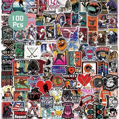 Ice Hockey Stickers - Etsy