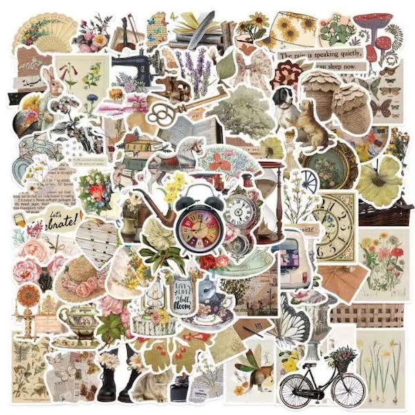 Cottagecore Wall Stickers - Etsy