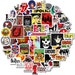 200pcs Vintage Classic Poster Rock Music Stickers Themed Pack Sticker ...