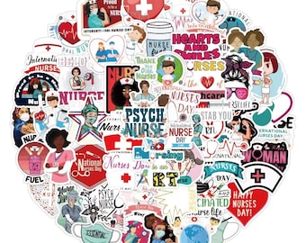 Nursing Cute Stickers - Etsy