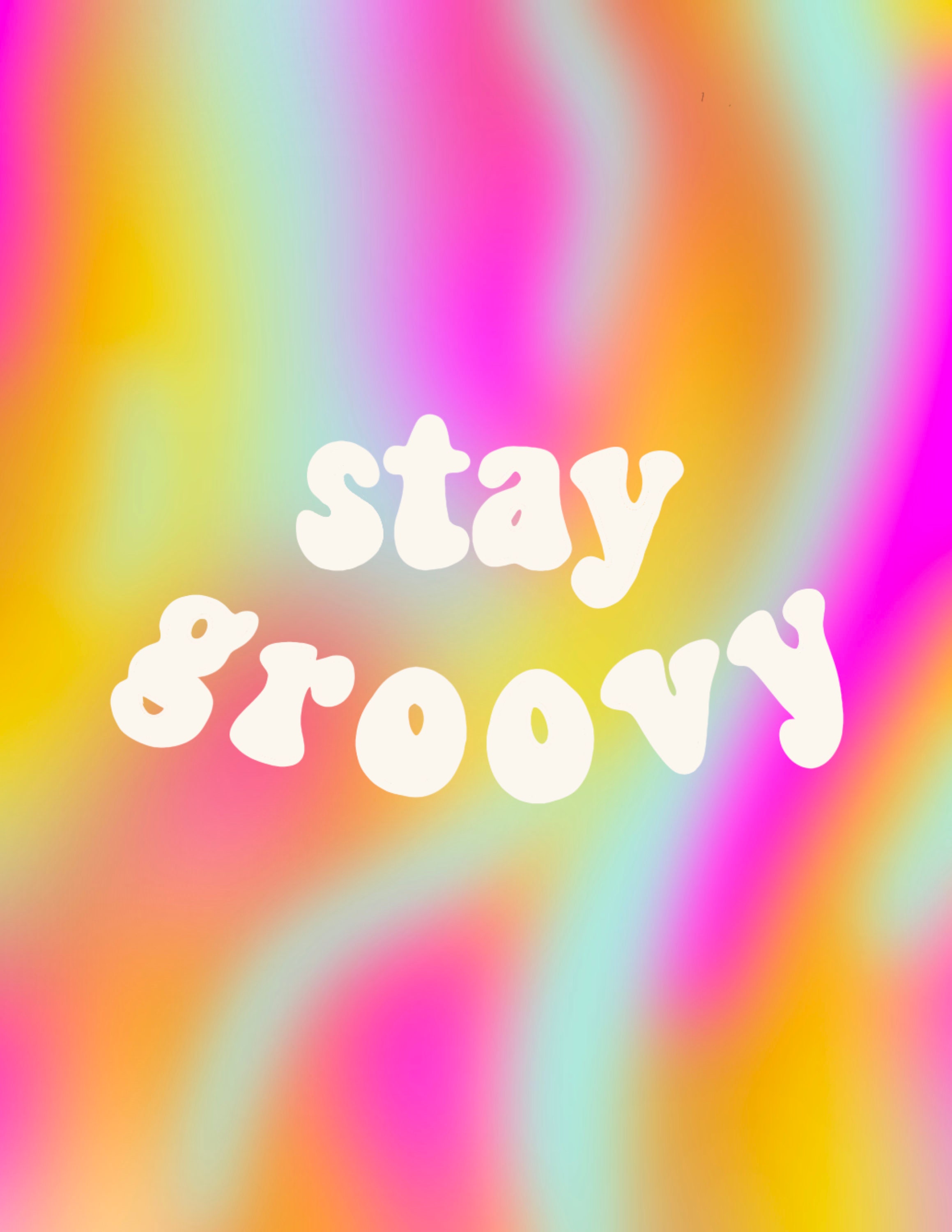 Stay Groovy Digital Print 8.5 x 11 | Etsy