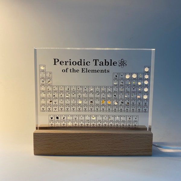 Periodic Table With Real Elements - Etsy