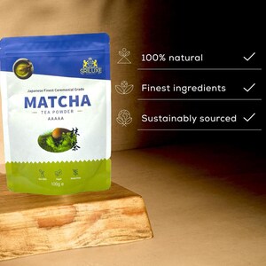 Ceremonial Matcha Green Tea Powder - Premium Grade-100g. Produced in ...