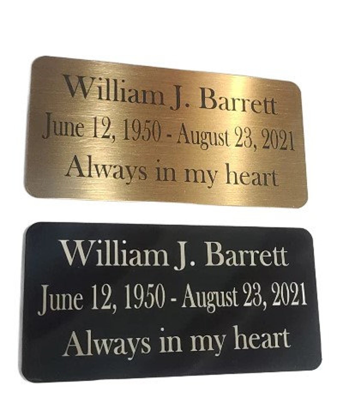 Custom Engraved Brass Name Plate - Etsy