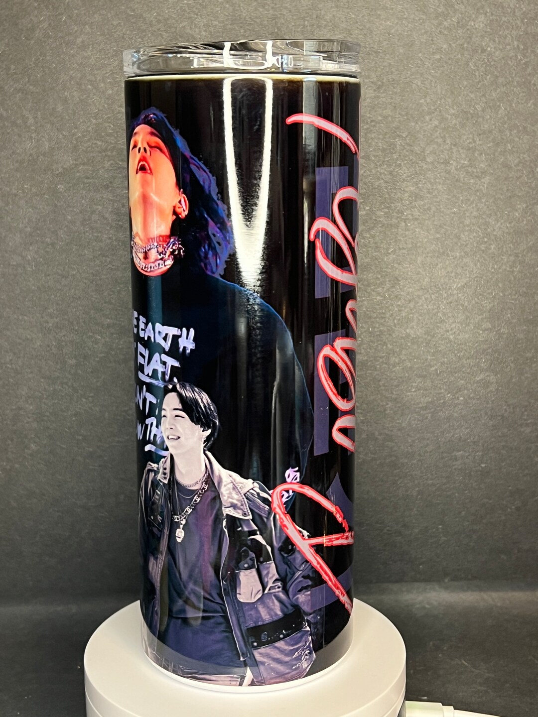 Agust D Travel Tumbler Ft. Beautiful Pictures of Suga/min Yoongi ...