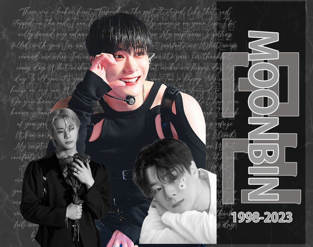 Moonbin Tumbler- Memorial - Etsy