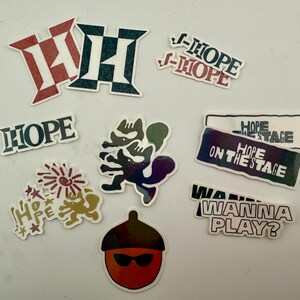 J-hope “hope on the Stage” Sticker Concert Freebies, Random Assortment ...