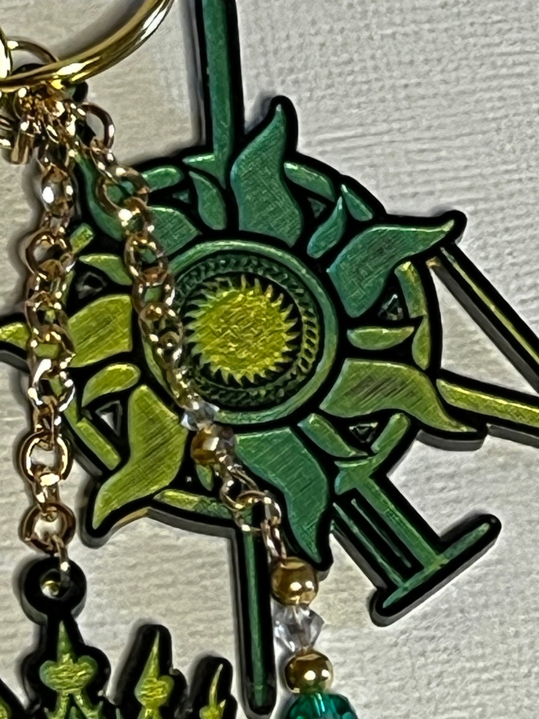 KINGDOM Jahan Beaded Keychain - Etsy