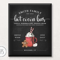 Hot Cocoa Sign - Etsy