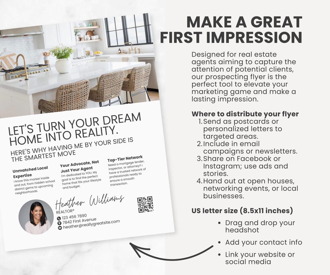 Branded Real Estate Farming Introduction Flyer New Agent Marketing ...
