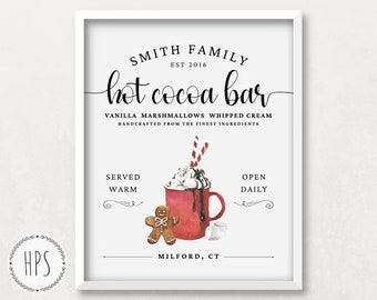 Halloween Coffee Bar Sign Halloween Cocoa Bar Sign Halloween - Etsy