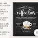 Printable Gingerbread Latte Christmas Coffee Bar Sign - Etsy