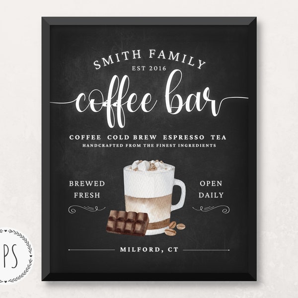 Coffee Chalkboard - Etsy