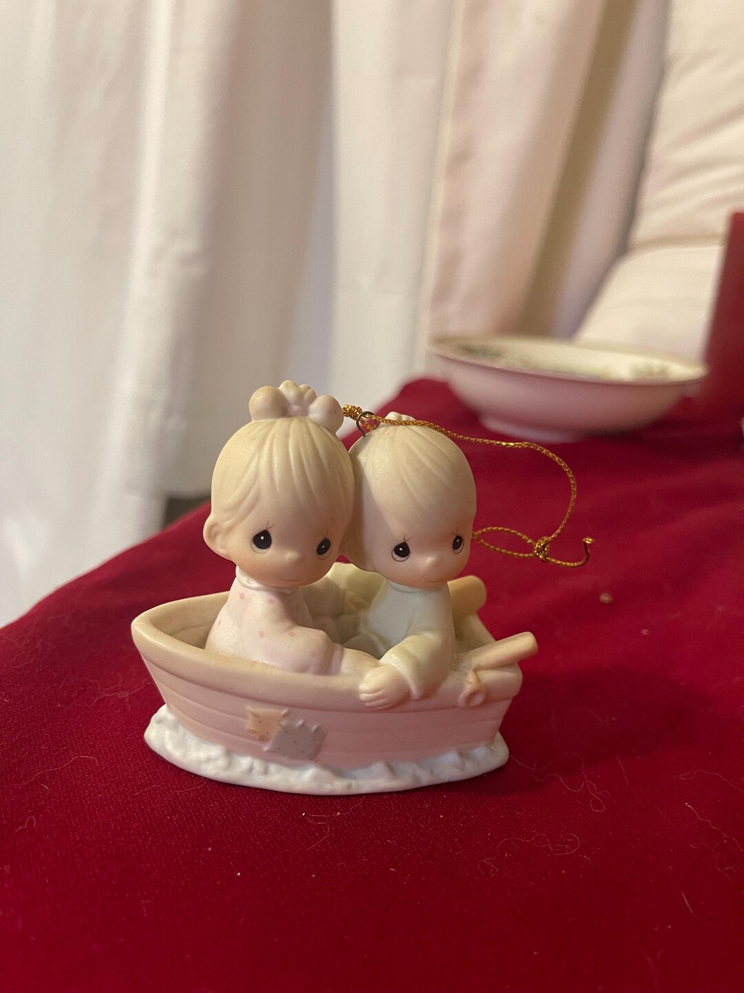 Samual J Butcher 1990 Friends Never Drift Apart Figurine Ornament ...