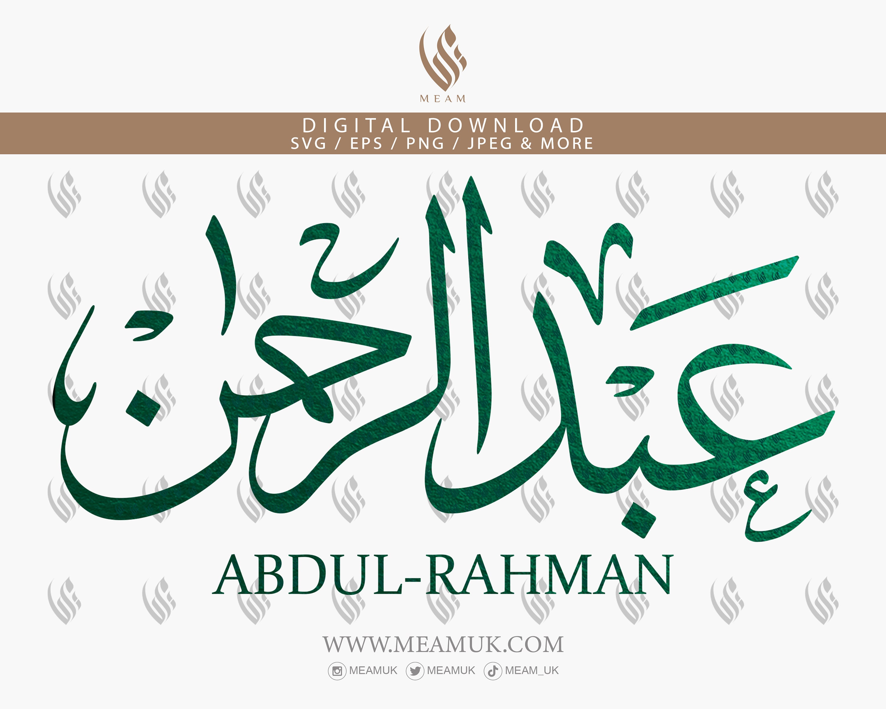 Abdul Rahman Name Logo Abdulrahman Baby Name: Meaning, Origin,