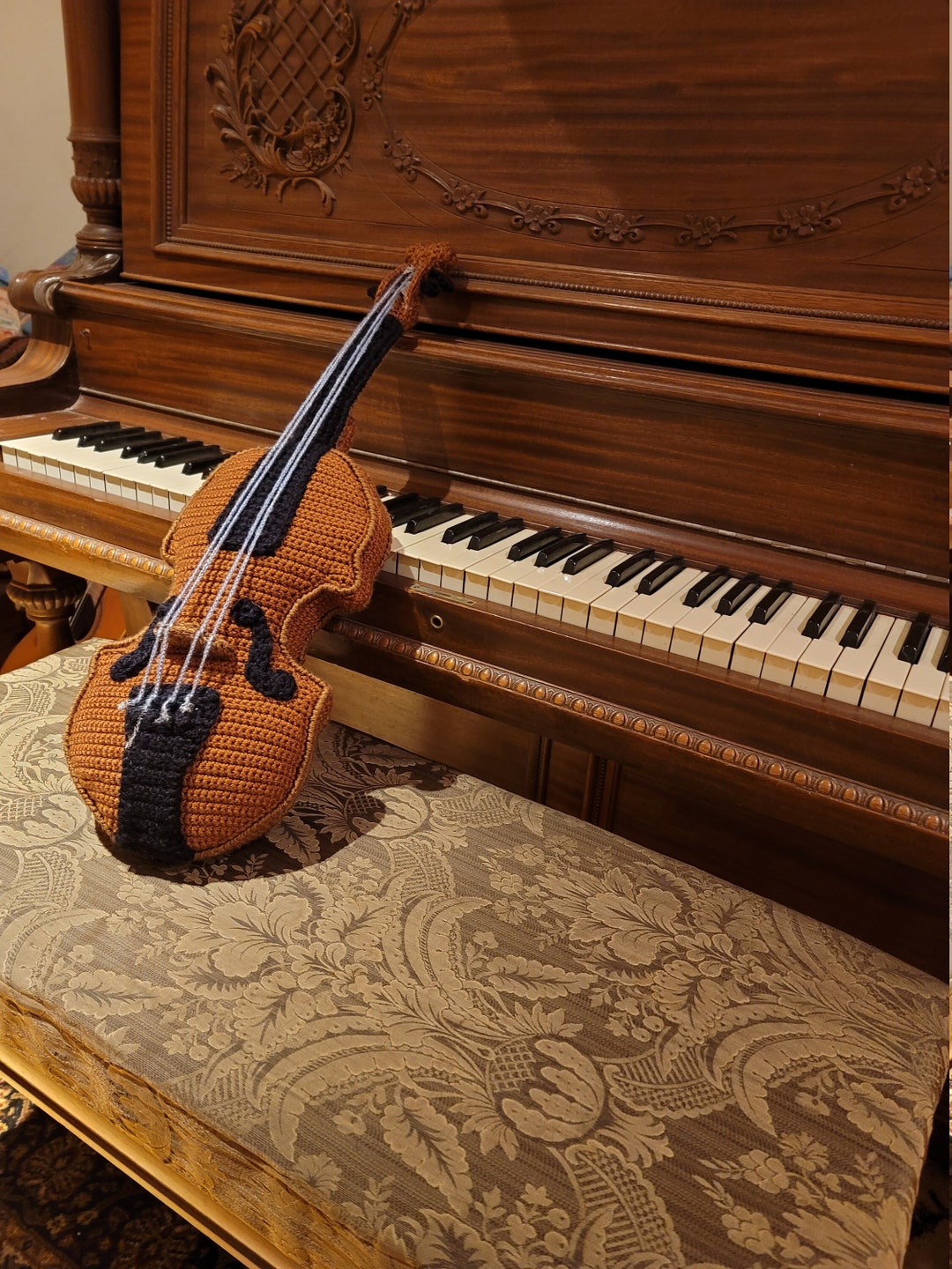 Violin Plush Crochet PATTERN - Etsy