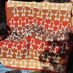 Gingerbread Overlay Mosaic Crochet PATTERN ONLY - Etsy