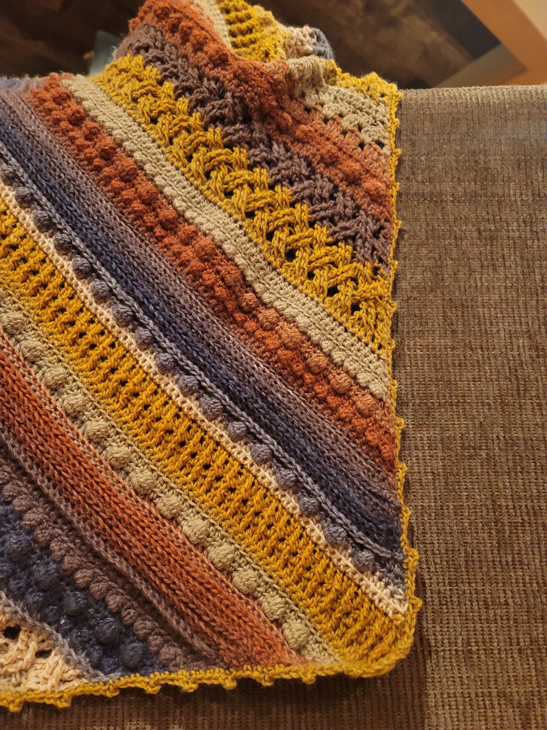 The Lavish Lozenge CROCHET PATTERN - Etsy