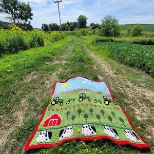 Farmtastic Mosaic Crochet PATTERN - Etsy