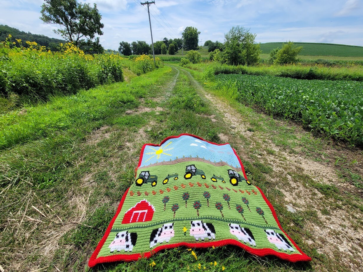 Farmtastic Mosaic Crochet PATTERN - Etsy Canada