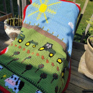 Farmtastic Mosaic Crochet PATTERN - Etsy