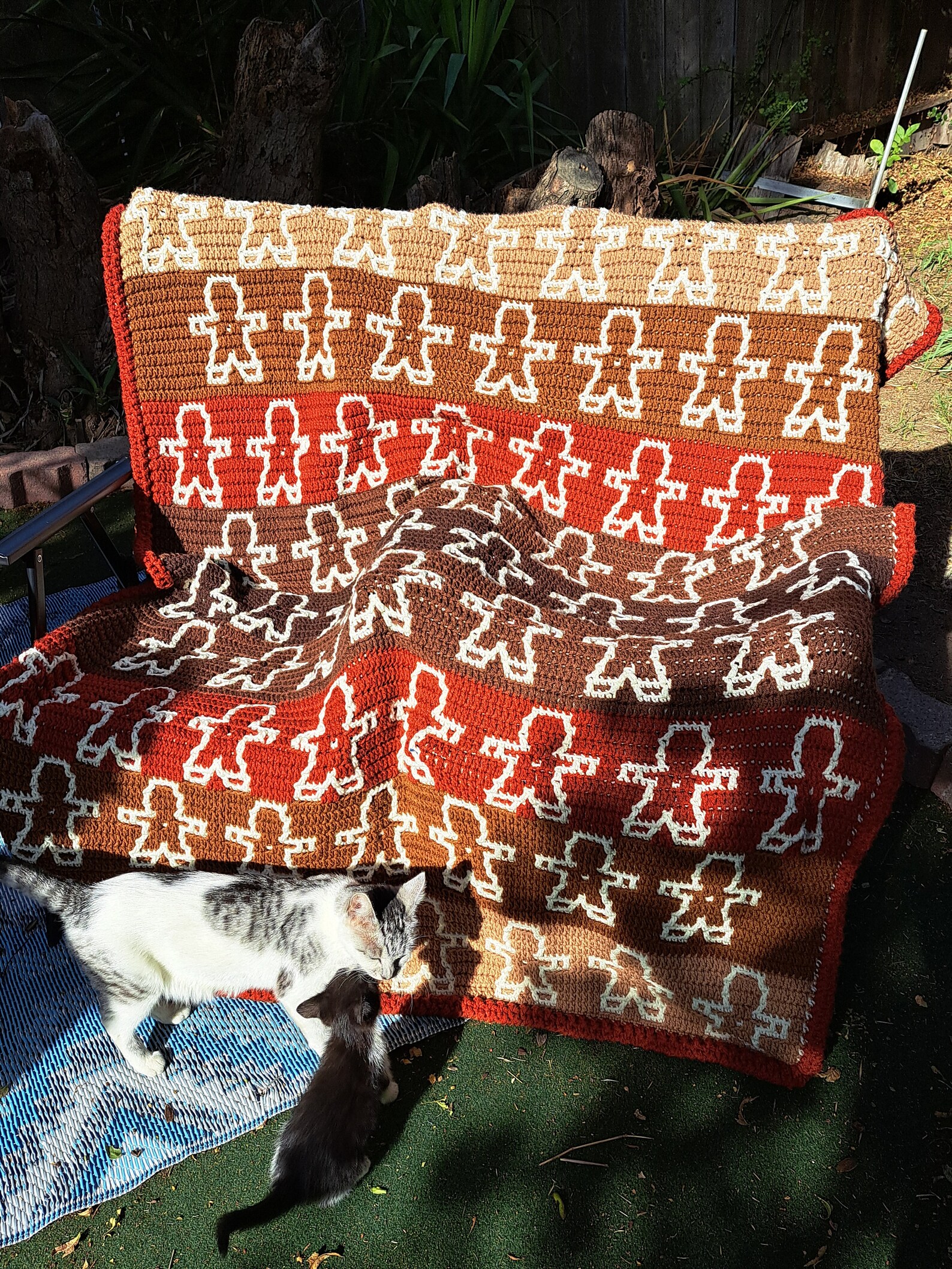 Gingerbread Overlay Mosaic Crochet PATTERN ONLY - Etsy