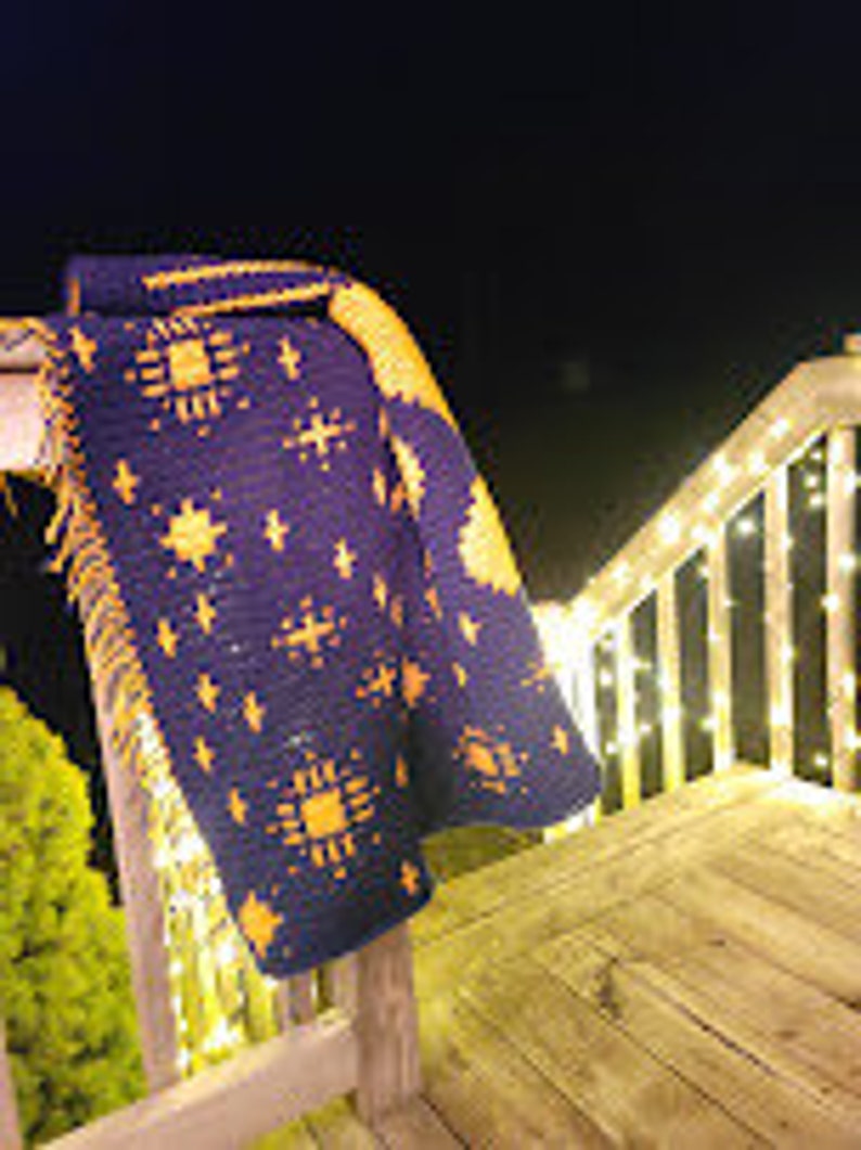 Night Sky Crochet PATTERN - Etsy