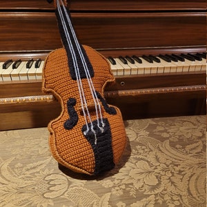 Violin Plush Crochet PATTERN - Etsy
