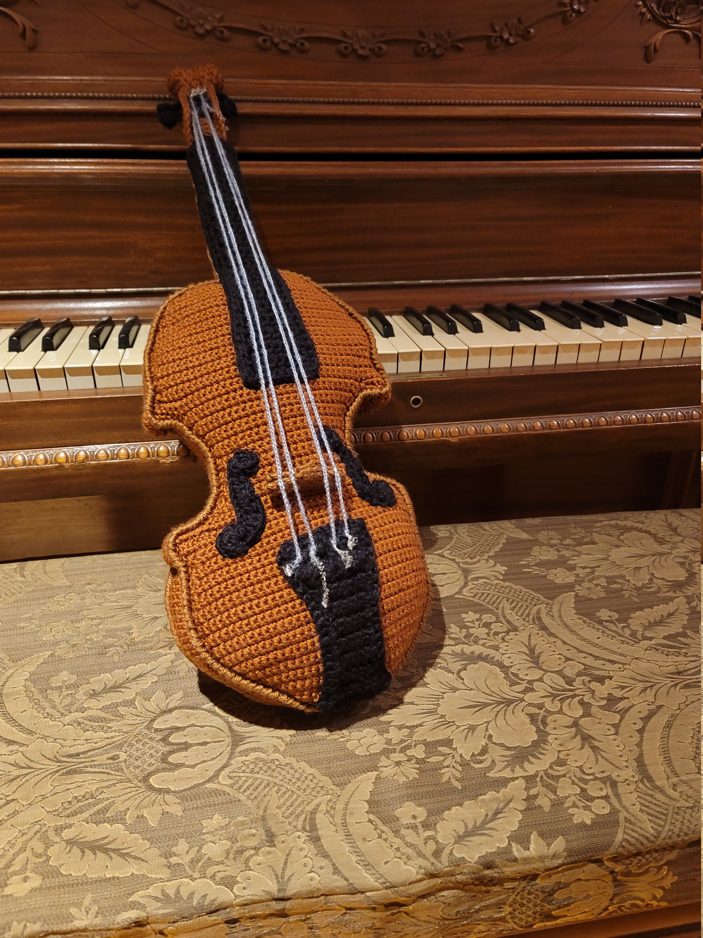 Violin Plush Crochet PATTERN - Etsy