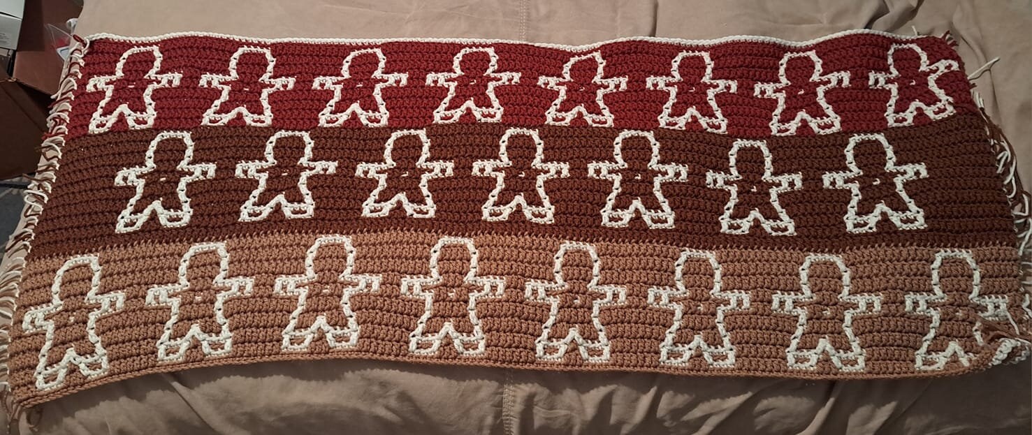 Gingerbread Overlay Mosaic Crochet PATTERN ONLY - Etsy