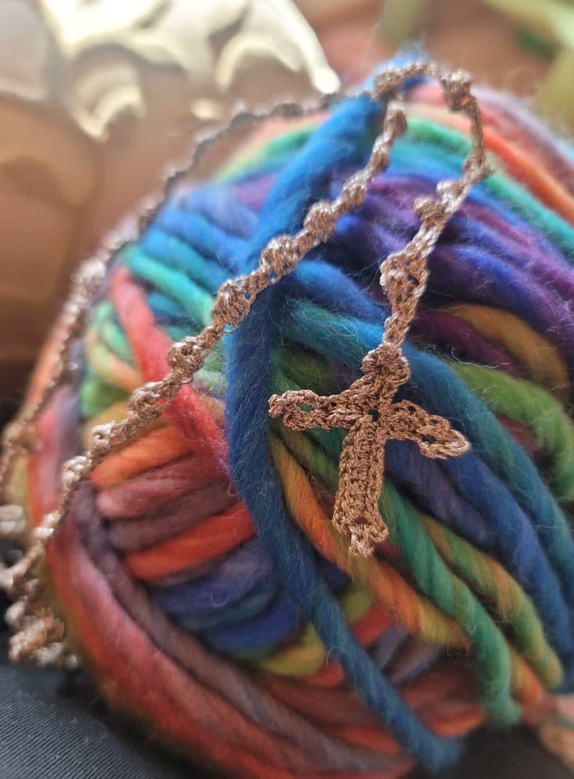 Crocheted Rosary DIGITAL PATTERN PDF by Tweed Lemon - Etsy
