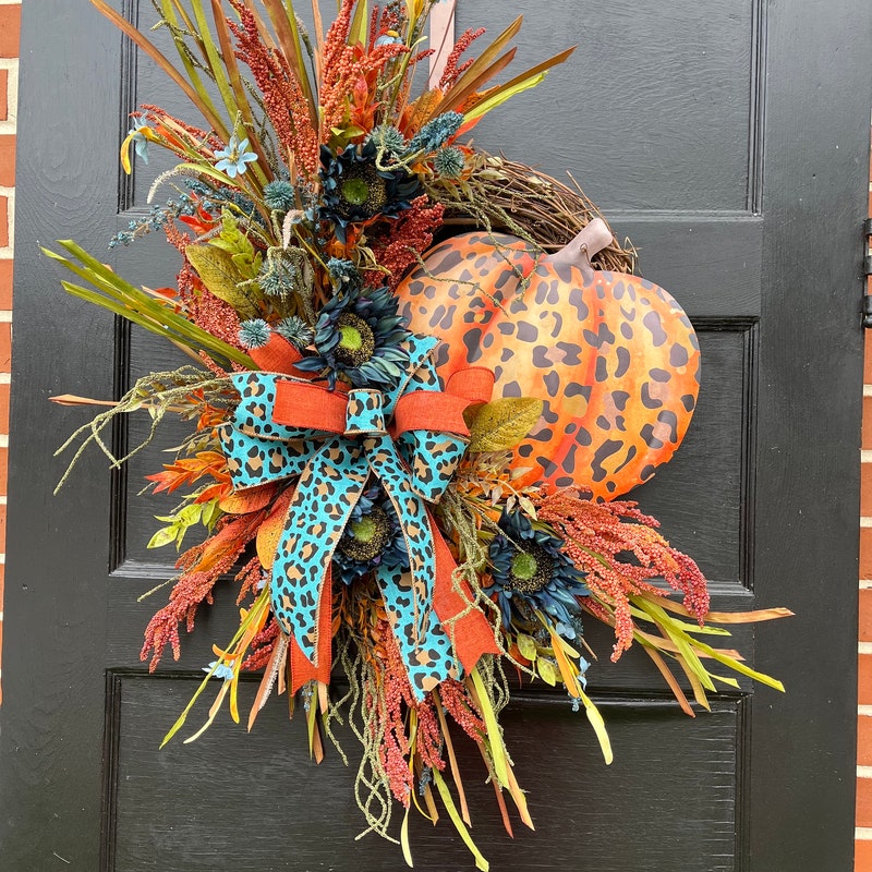 Leopard Print Wreath - Etsy