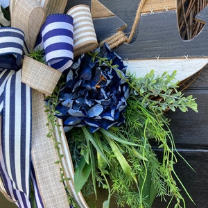 Coastal Wreath, Nautical Wreath, Beach Wreath, Lake House Decor, Front ...