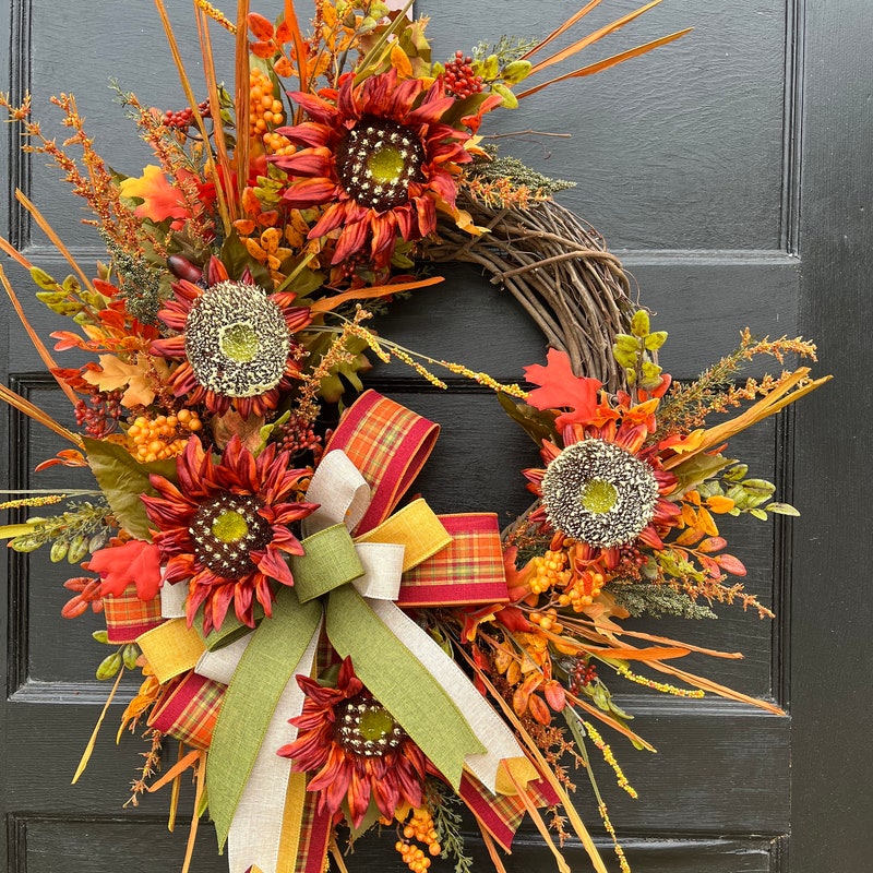Rustic Fall Wreath - Etsy